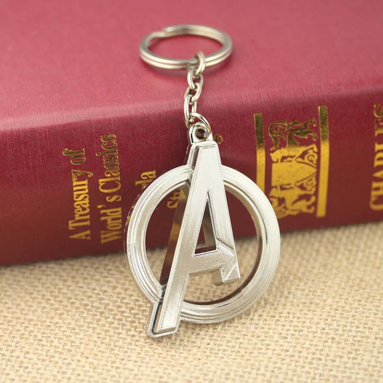 Fashion Super Hero The Avengers Keychains Pendant Metal Key Chains High ...