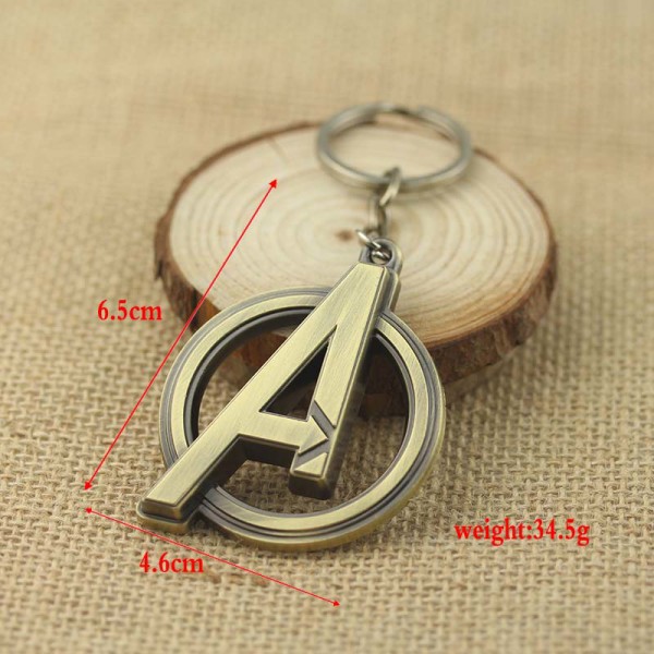 Fashion Super Hero The Avengers Keychains Pendant Metal Key Chains High ...