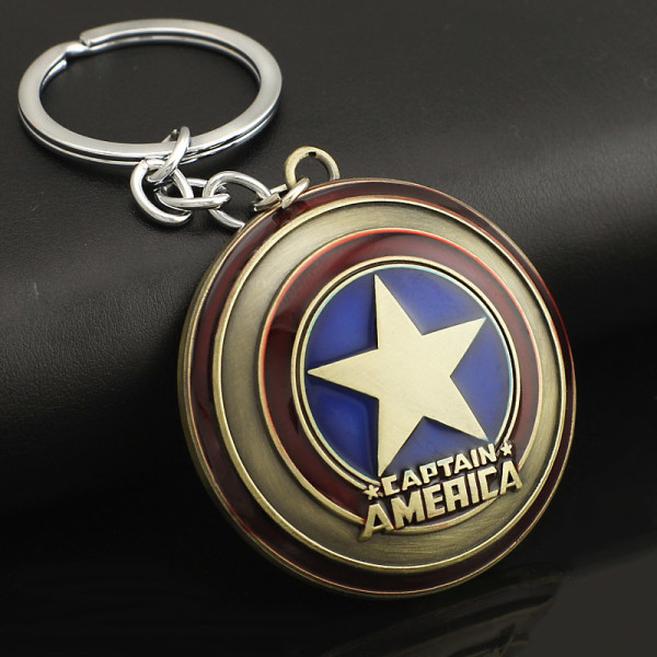 Marvel Comics Super Hero Captain America Avengers KeyRings Keychains ...