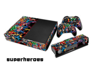 Super hero Skin Sticker Protector for Microsoft for Xbox one Console ...