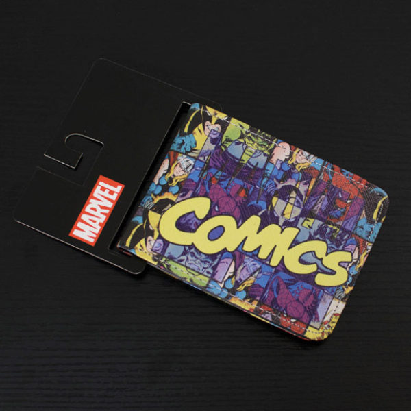 Comics Marvel Men Wallet Anime Collection Print Leather Money Bags ...