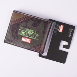 Marvel The Avengers The Hulk wallet money clip short leather bifold ...